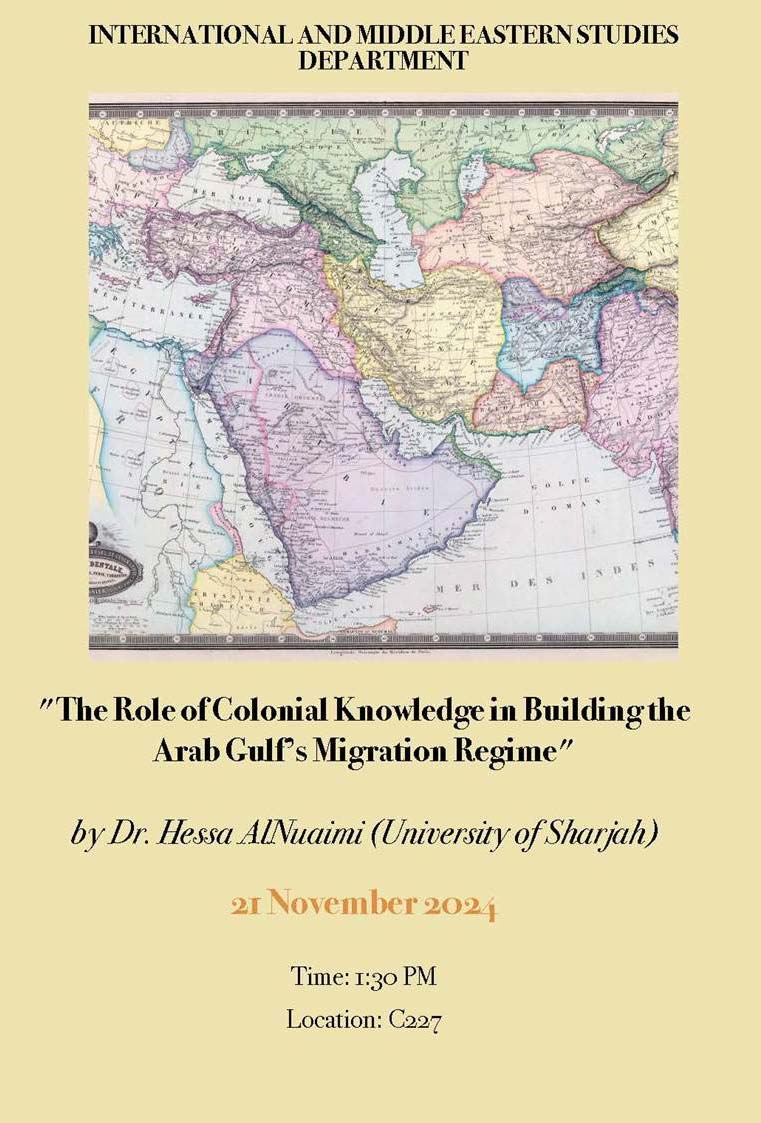 The Role of Colonial Knowledge in Building the Arab Gulf’s Migration ...