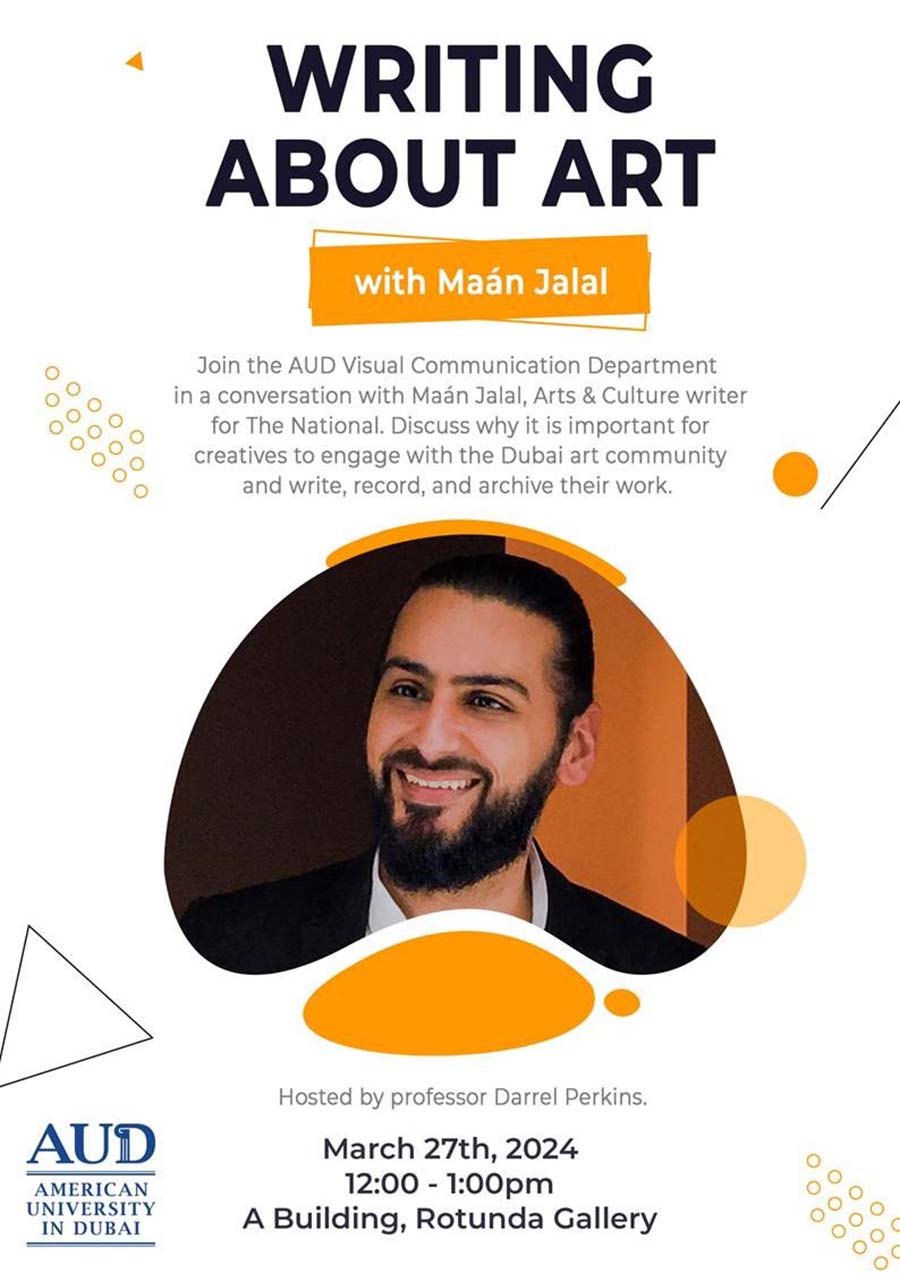 Writing About Art | American University in Dubai (AUD)